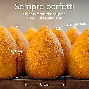 Arancini Maker Mold, DIY Rice Ball Mould for Snack Meatballs Potato Croquettes (Pointed)