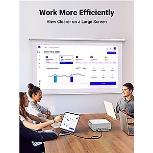 UGREEN 4K Displayport to HDMI Cable Uni-Directional UHD DP to HDMI Connector Video Display Cord for HDTV Monitor Projector Computer 6FT