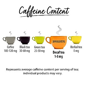 Bigelow Tea Organic Decaffeinated Green Tea, 40 Count (Pack of 6), 240 Total Tea Bags