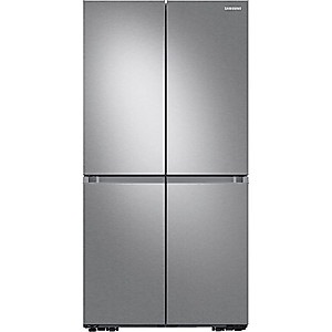 SAMSUNG 23 Cu Ft Smart Counter Depth 4-Door Flex Refrigerator w/ AutoFill Water Pitcher, Dual Ice Maker, Energy Star Certified, RF23A9071SR/AA, Fingerprint Resistant Stainless Steel
