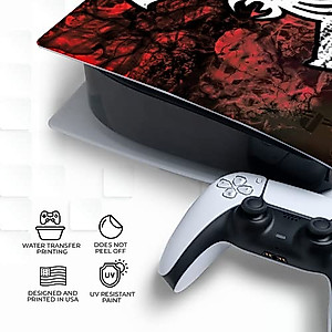 BCB Controllers Custom Console Face Plate Compatible with PS-5 Console | Console Cover for Play-Station 5 Console | Proudly Customized in USA with Permanent Hydro-DIP Printing (NOT JUST A Skin)