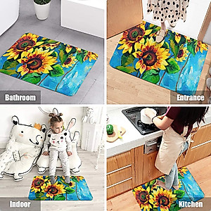 XOZOTY Personalized Doormat with Leopard Print Pink Stripe Indoor Outdoor Welcome Entrance Office Garden Kitchen Door Mat Area Rug Home Decor 30 x18 Inch