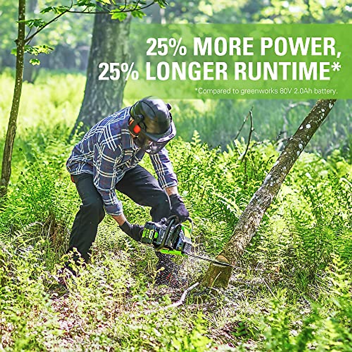 Greenworks PRO 80V 2.5Ah Lithium-Ion Battery (Genuine Greenworks Battery)