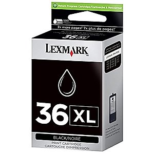 Lexmark 18C2170 36XL X3650 X4650 X5650 X6650 X6675 Z2420 Ink Cartridge (Black) in Retail Packaging