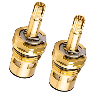2 Packs Shower Faucet Cartridge Compatible with American Standard 994053-0070a or 994053-0070a/H Bathroom Faucet Cartridge, 4z-24h Hot and Cold Replacement Stem, Brass