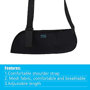 Pediatric Shoulder Immobilizer, Children's Arm Sling Kids Arm Sling Shoulder Support Arm Sling Stabilizer for Arm Sling with Children's Strap Broken Arm Elbow Wrist Support and