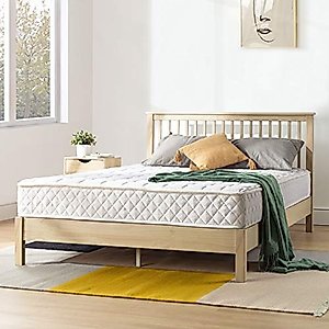 Best Price Mattress 8 Inch Tight Top Pocket Spring Mattress - Motion Isolation Individually Encased Pocket Springs, Comfort Foam Top, CertiPUR-US Certified Foam, Full White