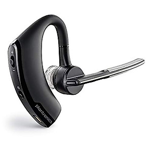 Plantronics Voyager Legend Wireless Bluetooth Headset - Compatible with iPhone, Android, and Other Leading Smartphones - Black- Frustration Free Packaging (Renewed)