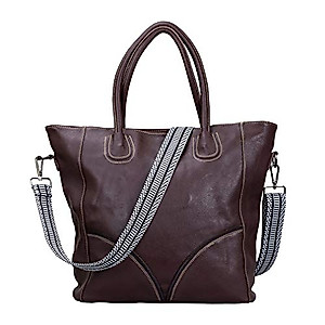 ZANQANO Purse Strap Replacement Crossbody Bag Women Wide Adjustable Jacquard Woven Handbag Straps (Diagonal, Silver hardware)