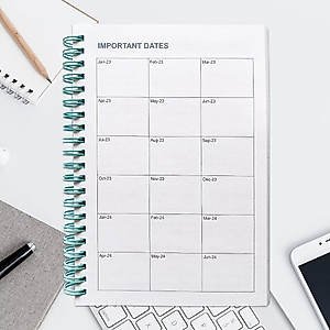 Cheneyboo Planner 2024-2025, Monthly Weekly Daily Planner 2024-2025, January 2024- June 2025 18 Month Planner,5.2"x7.5", Green