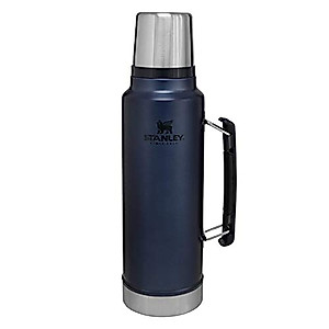 Stanley Classic Vacuum Insulated Wide Mouth Bottle, Nightfall - BPA-Free 18/8 Stainless Steel Thermos for Cold & Hot Beverages – Keeps Liquid Hot or Cold for Up to 24 Hours – Lifetime Warranty
