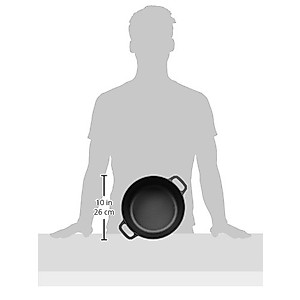 Amazon Basics Pre-Seasoned Cast Iron Round Dutch Oven Pot with Lid and Dual Handles, 5-Quart, Black