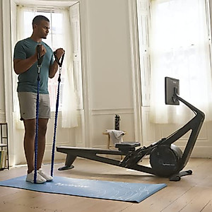 Hydrow Wave Rowing Machine with Immersive 16" HD Touchscreen - Stows Upright, Compact, Live Home Workouts with Membership (Sold Separately), Electromagnetic Drag Technology, 375 lb Weight Capacity