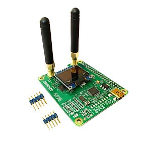 GOOZEEZOO MMDVM Duplex Hotspot Module Dual Hat V1.5.2 Support P25 DMR YSF NXDN DMR Slot 1 + Slot 2 for Raspberry pi with USB Port (with OLED)