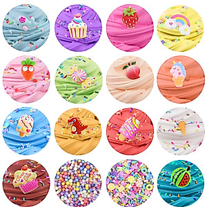 14 Pack Slime Kit Super Mini Butter Slime,Scented Funny Slimes,Soft and Non-Sticky for Girls and Boys,Party Favor Gifts