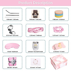 Get Well Soon Gifts for Women Self Care Gifts for Feel Better Spa Tumbler Relaxation Care Package for Encouragement Gift Thinking of You Box with Blanket Coffee Tumbler for Friends