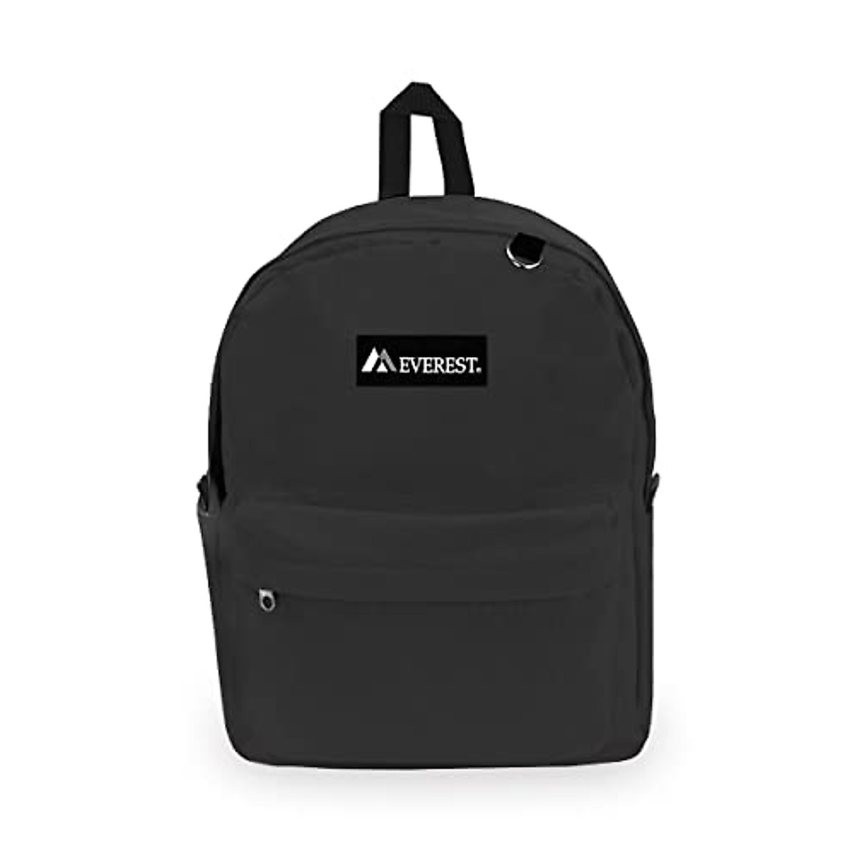 Everest Classic Laptop Backpack W/Side Pocket, Black, One Size