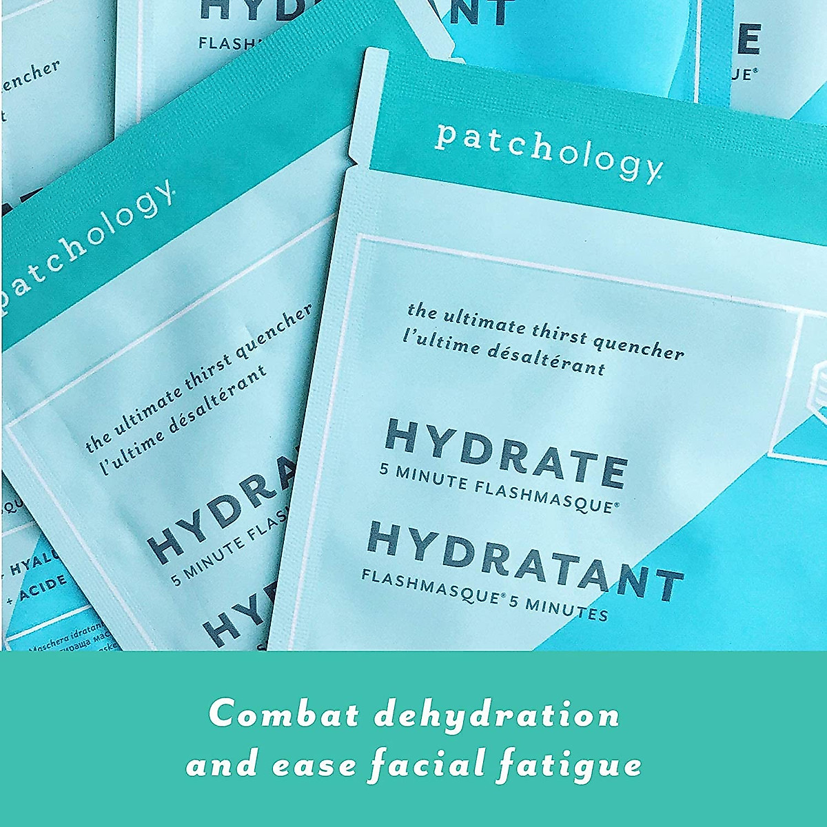 Patchology Hyaluronic Acid Facial Sheet Mask w/Vitamin B5 - Men & Women Face Masks Skincare Sheet for Moisturizing and Hydrating Skin in 5 Minutes - Best Face Sheets Moisturizer (4 Count)
