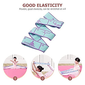 LIOOBO Elastic Bands for Exercise Exercise Bands Professional Daily Use Exercise Band Reusable Stretching Strap Yoga Accessory Stretch Bands Resistance s Yoga Accessories Yoga Strap