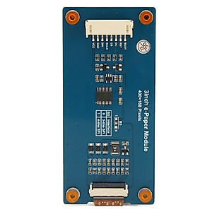 3inch Electronic Ink Display Module, 400 x 168 Resolution Low Power Red, Yellow, Black, White 4 Color Electronic Ink Display Panel, for RPi, for Jetson Nano, for STM32, SPI Interface