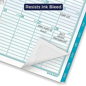 AT-A-GLANCE 2023 Weekly & Monthly Planner Refill, Hourly, 13483 Day-Timer, 5-1/2" x 8-1/2", Size 4, Monthly Tabs, Seascapes (381-285Y)