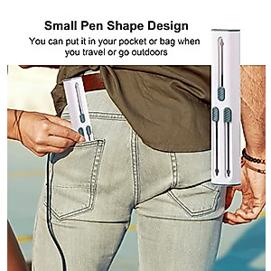 Cleaner Kit Compatible with Airpod Pro 1st 2nd 3rd Generation, Airpods Cleaning Kit and Keyboard Brush Gen 3 2 1, Pen Ear Bud Cleaning Tool for Samsung Galaxy Earbuds, Beats, Laptop, Phone, (Red)