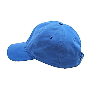 Concept One Disney Pixar Monsters Inc and University Baseball Cap, Adjustable Dad Hat, Blue, Large