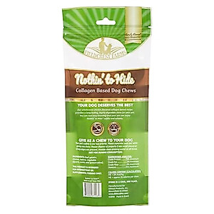 Fieldcrest Farms Nothing to Hide Natural Rawhide Alternative Small Twist Stix for Dogs - (10 Sticks) All Natural Easily Digestible Chews for All Breed Dogs - Great for Dental Health