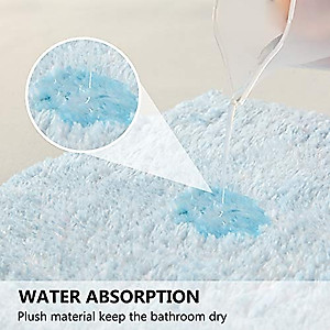 senya Sunflower Black Bathroom Rugs Set 2 Piece Non-Slip Runner Doormats Soft U-Shape Contoured Toilet Mat Absorbent Bath Rugs for Home Decor