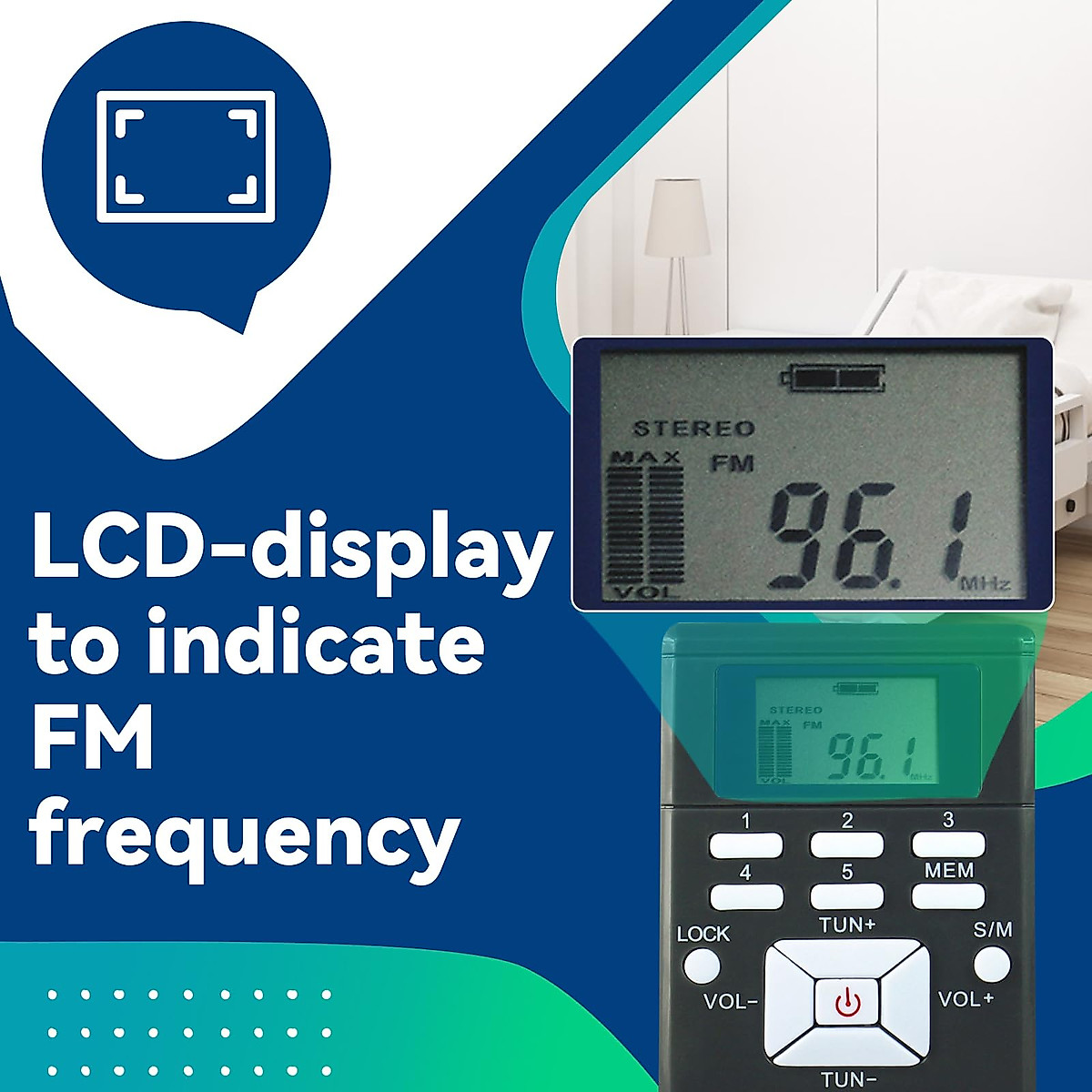 Retekess Wireless Microphone Headset System with 1 TR503 Transmitter and 5 PR13 FM Radio Receiver, Fm Listening System for Church,Training,School(Case of 1 Transmitter 5 Receivers)