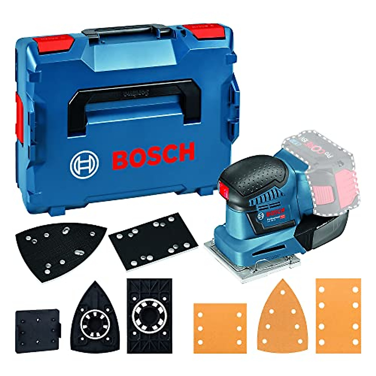 Bosch Professional Gss 18 V-10 Cordless Orbital Sander (Without Battery And Charger) - L-Boxx