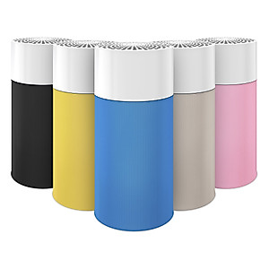 BLUEAIR Blue Pure 411 Light Gray Pre-Filter, Washable Fabric Traps Pollen, Pet Hair & Dust, Lunar Rock, Pure Mini (Pack of 1)