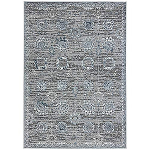 Home Dynamix Skyler Elise Area Rug, 7'8"x10'1" Rectangle, Gray