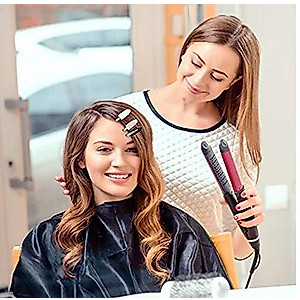 6 Pieces No Bend Hair Clips, No Crease Hair Clip for Hairstyling, Makeup Clips for Women and Girls (Black&Pink&White)