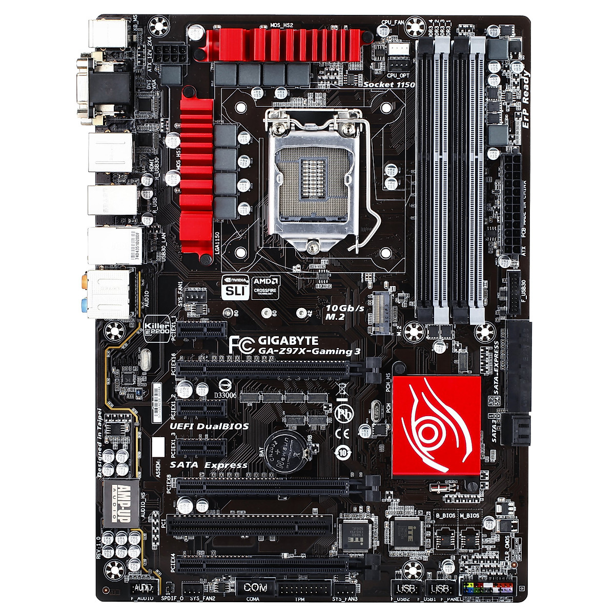 Gigabyte GA-Z97X-GAMING 3 LGA 1150 Z97 Gaming Audio and Networking ATX Motherboard
