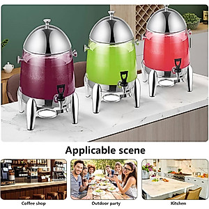12L Stainless Steel Juice Dispenser Beverage Dispenser with Spigot Coffee Urn Hot Or Cold Drinks Dispenser for Parties Buffet Catering