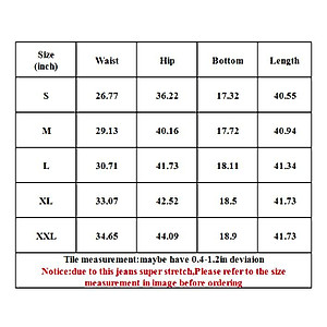 LONGYIDA Women's High Waisted Baggy Jeans Stretchy Wide Leg Straight Jeans Y2K Boyfriend Relaxed Fit Denim Pants Trousers(Red,XL)