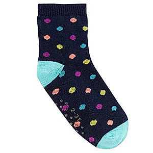 Simple Joys by Carter's Unisex Toddlers' Socks, 12 Pairs, Stripe/Dots, 4-5T