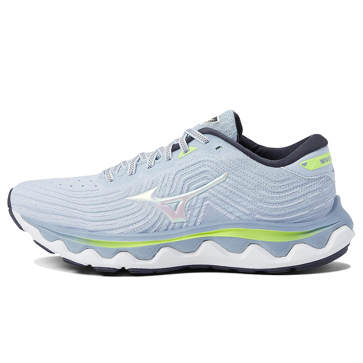 Mizuno womens Wave Horizon 6 Running Shoe, Heather-white, 9 US