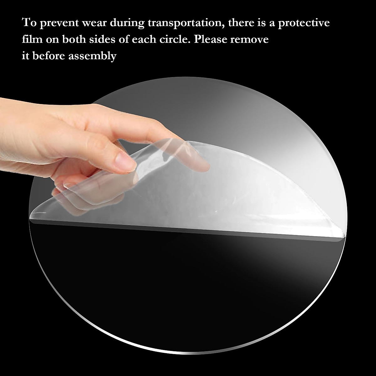 3PCS Acrylic Cake Stand, Tall Cake Stand, Acrylic Dessert Table Display Set, Round Clear Cake Stand, for Wedding, Event, Birthday Party