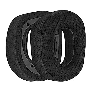 Geekria Comfort Mesh Fabric Replacement Ear Pads for Turtle Beach Stealth 700 Gen 2 Headphones Ear Cushions, Headset Earpads, Ear Cups Cover Repair Parts (Black)