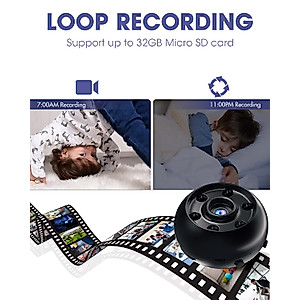 Lagasang Hidden Camera WiFi Mini Wireless HD 1080P Small Camera with Motion Detection Spy Cameras for Home Security and Outdoor Nanny Cams