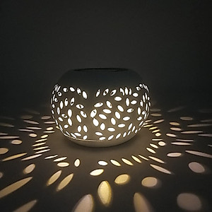 BWWNBY Solar Table Lantern, Outdoor Waterproof Dancing Flickering Flame Solar Powered LED Light, Desktop Decorative Lamp Auto On/Off Lighting Dusk to Dawn for Garden Pathway Yard Patio