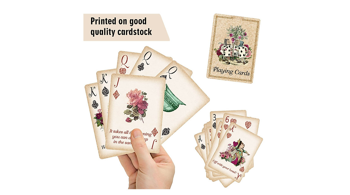 Alice Playing Cards for Themed Party Supplies