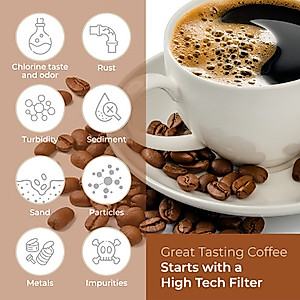 Pure Line Replacment for Mr. Coffee Water Filter Charcoal Disks. Universal Fit for Mr. Coffee Machines. (12 Pack)