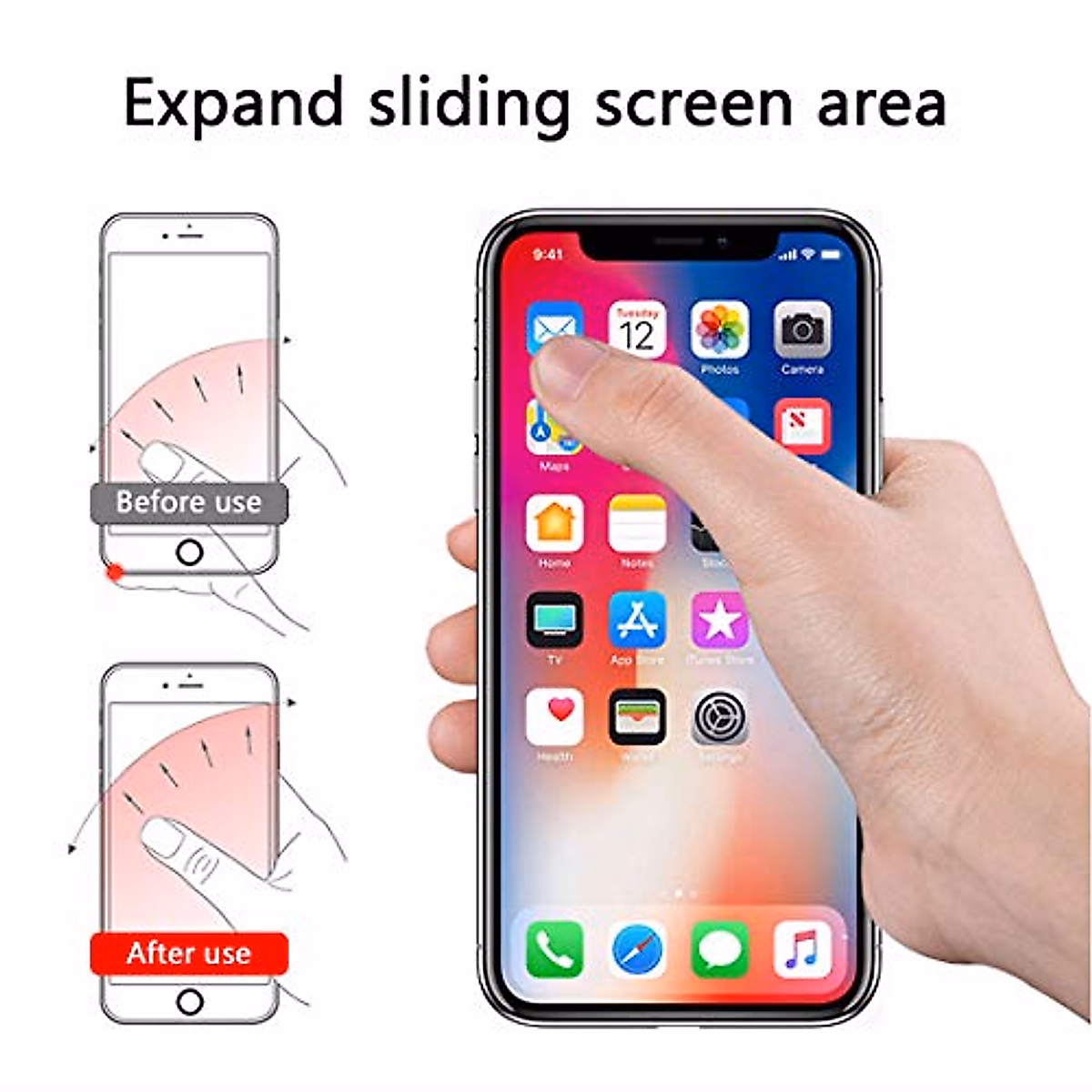 The Garnish Transparent Cell Phone Ring Holder-(2 Pack) 360 Degree Rotation Gold Phone Ring Holder Clear Stand Finger Ring Kick-Stand Compatible Various Mobile Phones or Phone Cases