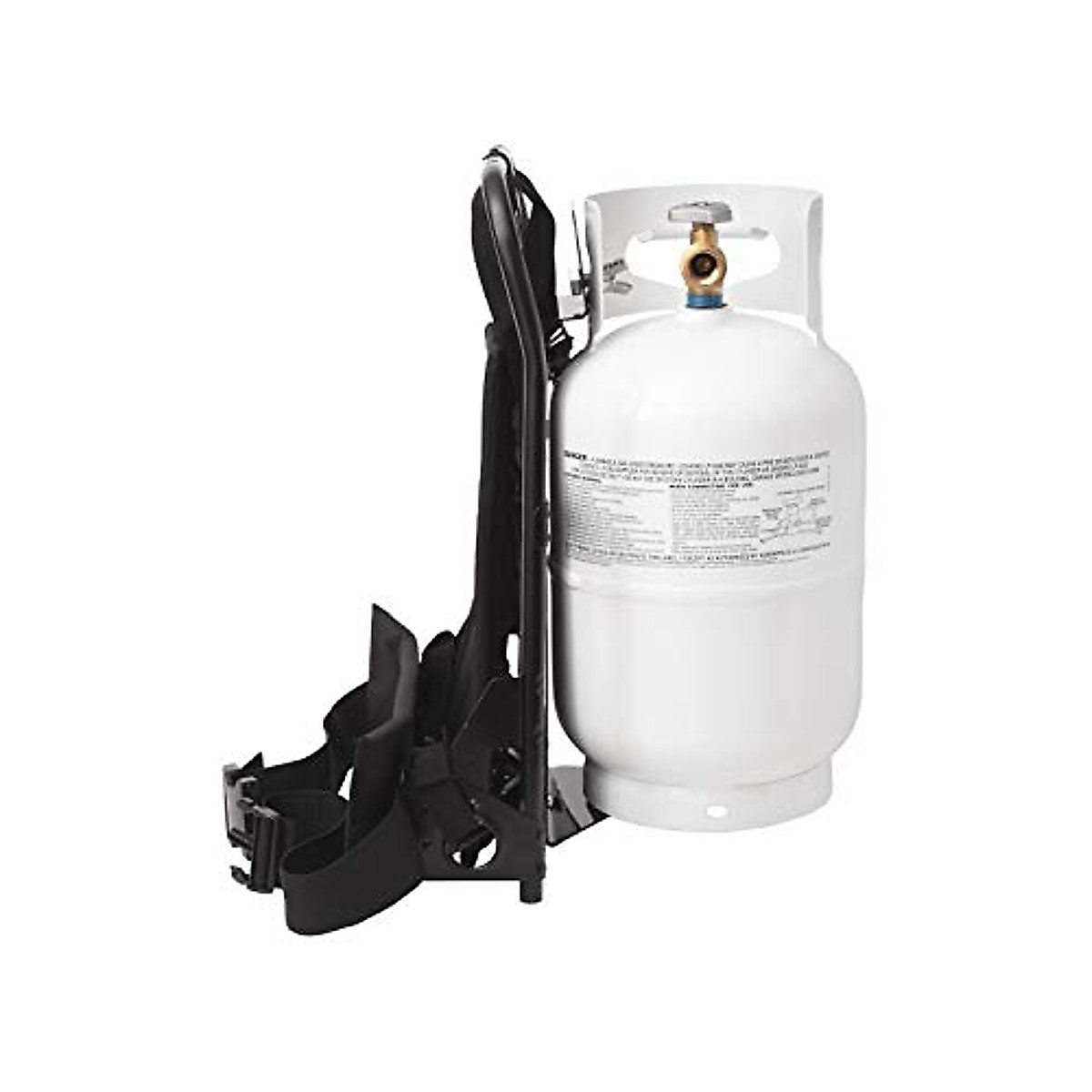 Flame King Propane Tank Alice Frame Backpack Carrier for 10LB Cylinder and Weed Torch, Black