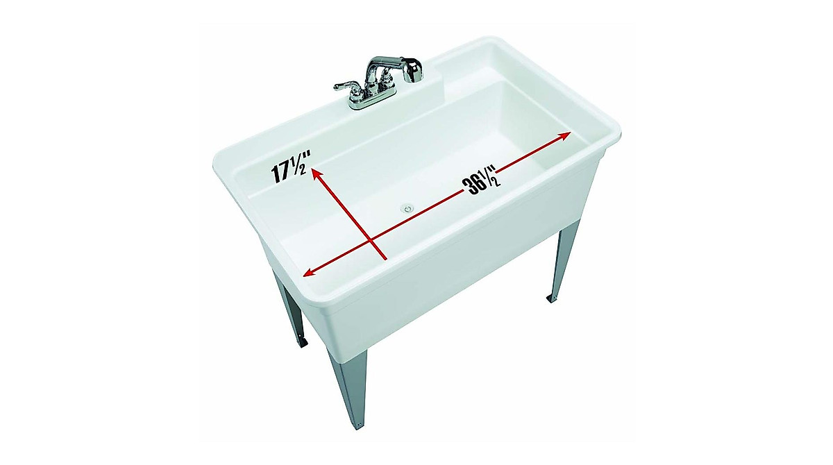 Mustee 28CF Big Utilatub Utility Tub - Large, Multi-Purpose Sink