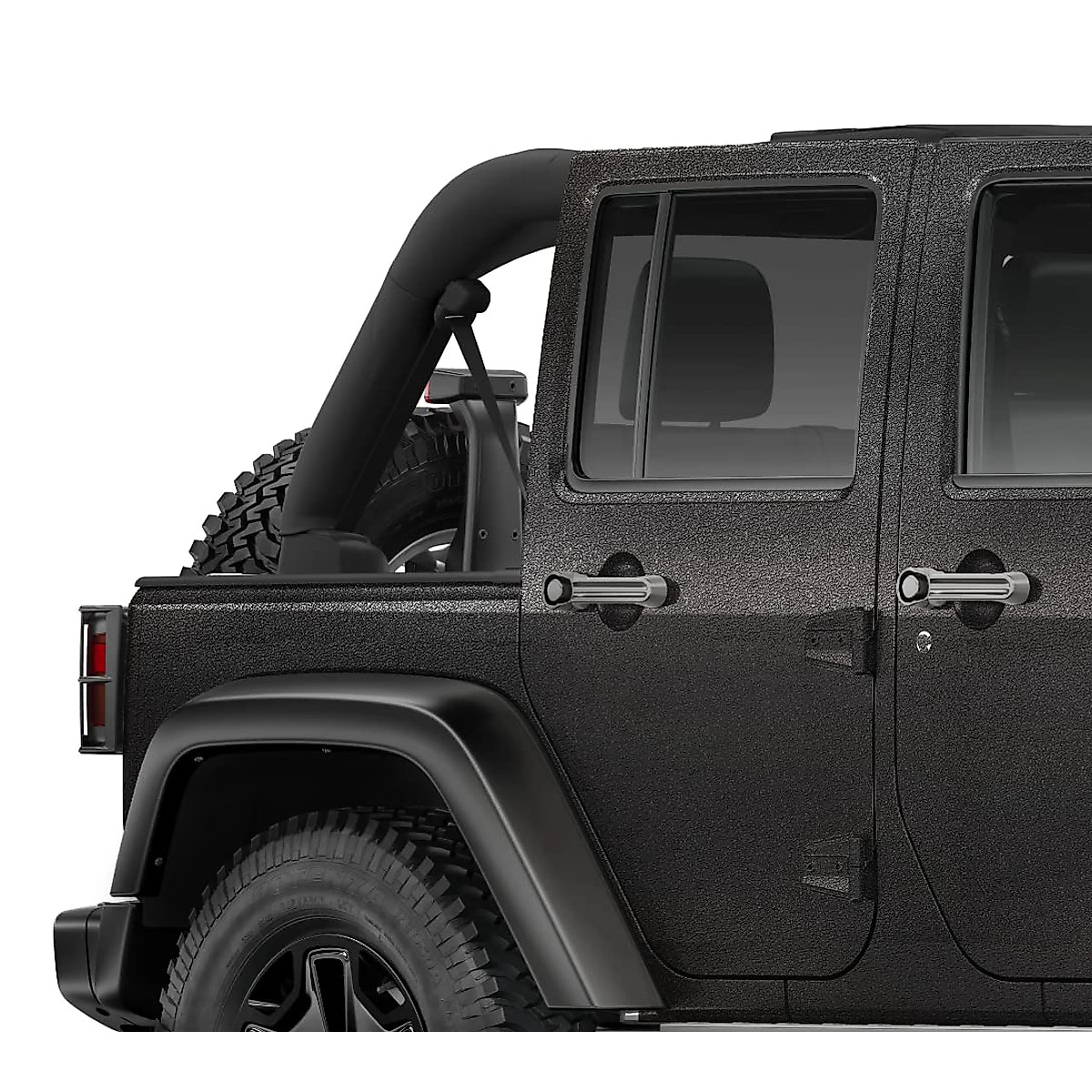 Black Indestructible Paint Wrap Vinyl roll (17.5" X 5FT)