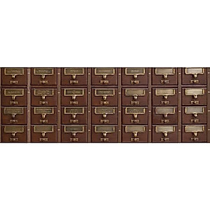 CafePress Vintage Library Card Catalog Drawers Mugs Ceramic Coffee Mug, Tea Cup 11 oz